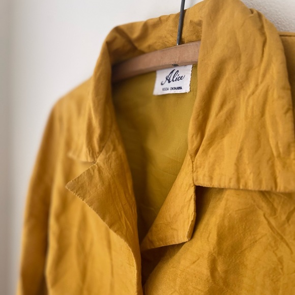 Dresses | Vintage Mustard Yellow Alice Dress | Poshmark